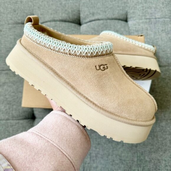 UGG | Shoes | Ugg Tazz Tasman Platform Slippers Beautiful Mustard Seed ...